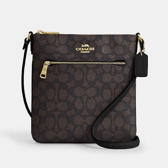 Coach | Bags | Coach Mini Rowan File Bag In Signature Canvas | Poshmark